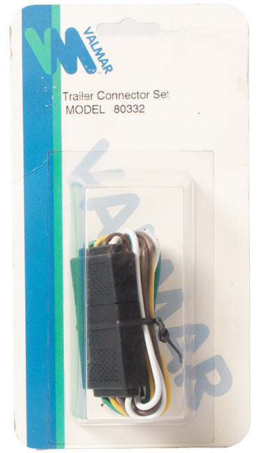 Valmar Marine Trailer Connector 4-Pin Flat Male Trailer Side 12 Inch M ...