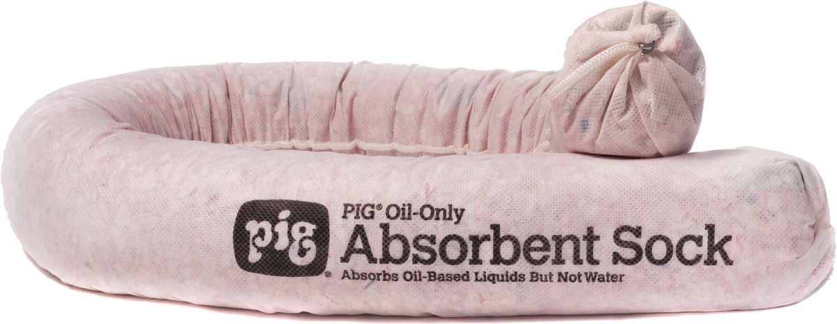 PIG Absorbent Sock 3 x 48 Inches Pack of 12 Pink 1 Gal/Sock 12 Gal/Pac ...