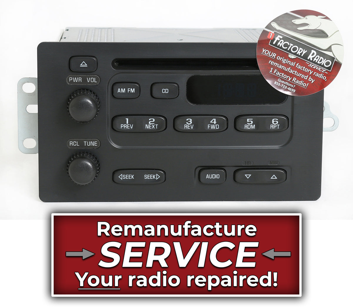 Remanufacture SERVICE for 2003-2007 Chevy Express GMC Savana Van AM FM ...
