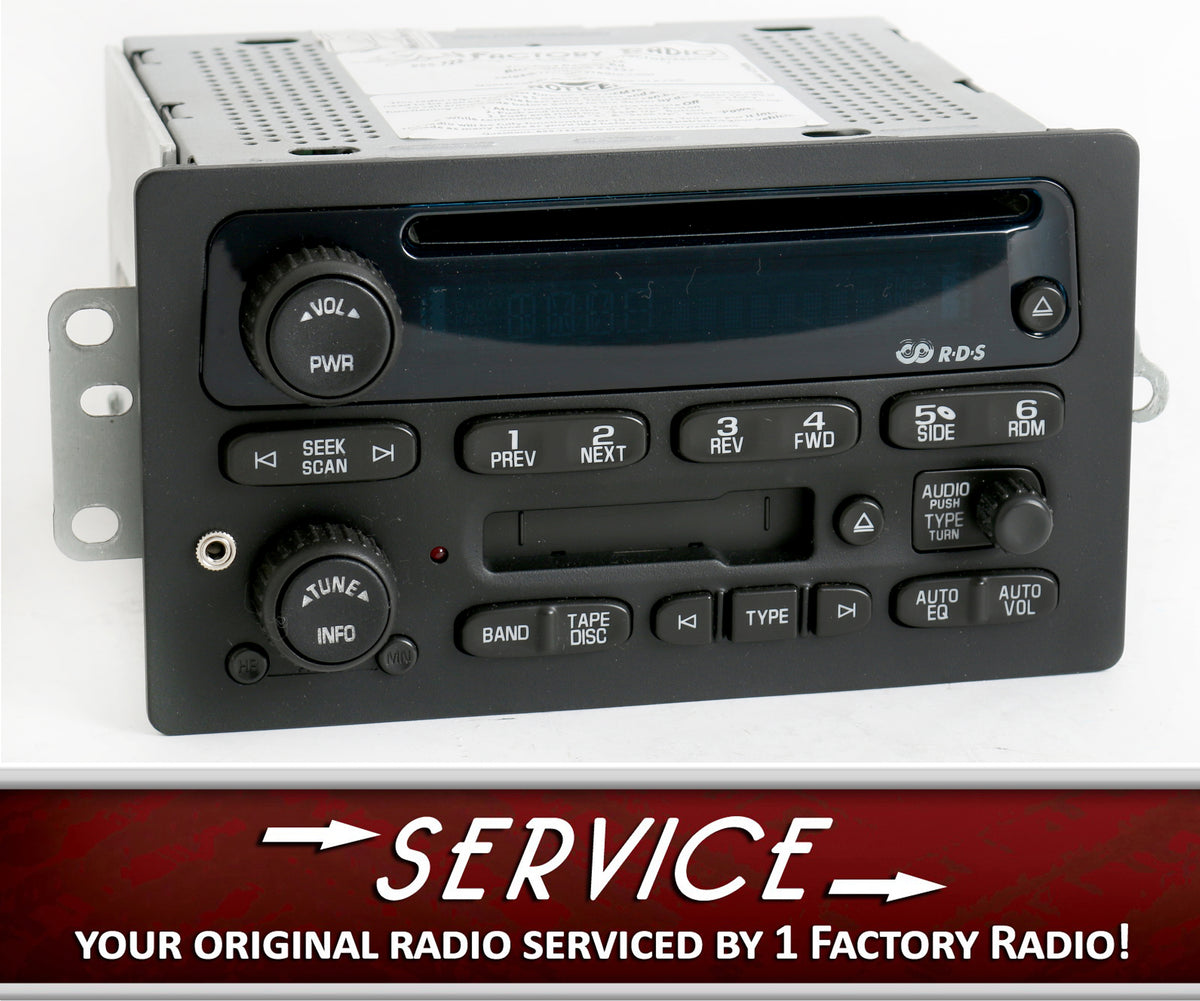 Reman & Aux Mod SERVICE for 2005-2009 Chevy GMC Truck Radio AM FM CD C ...