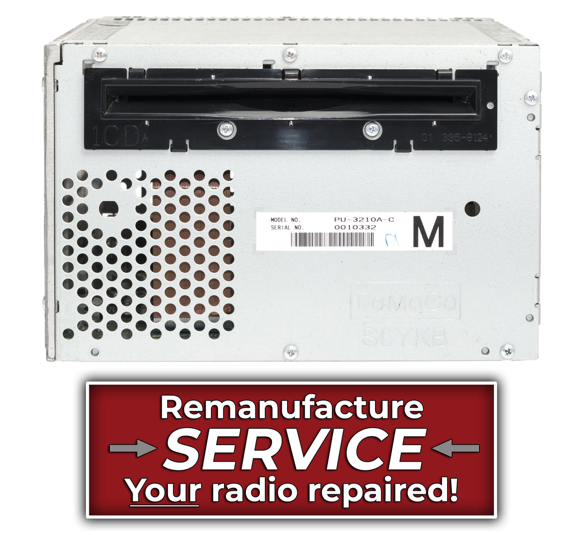 Remanufacture SERVICE for 2010 Ford Mustang AM FM CD Player Radio AR3T ...