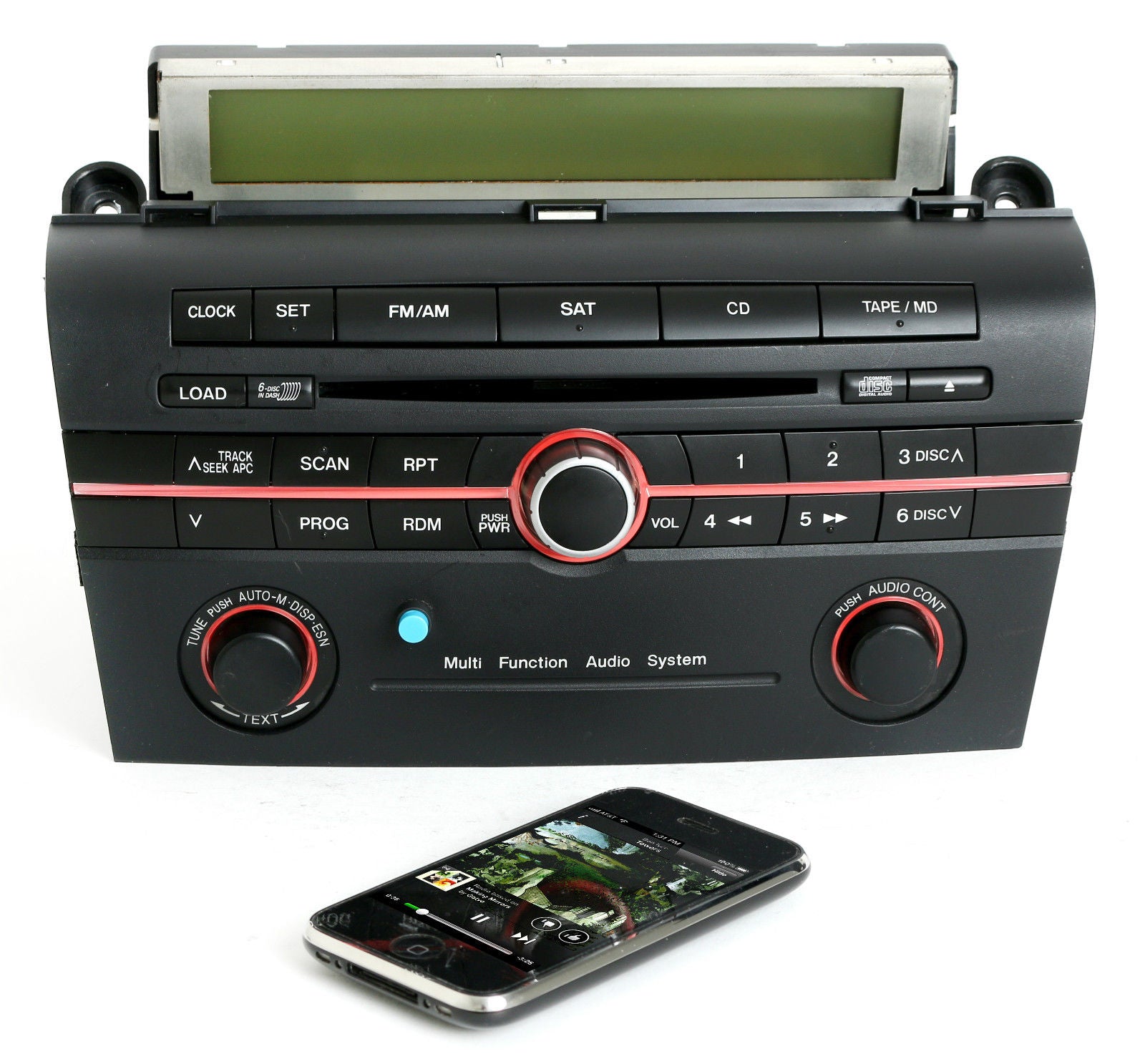 2005 Mazda 3 Radio AM FM Receiver 6 Disc CD Player w Bluetooth Music B – 1factoryradio