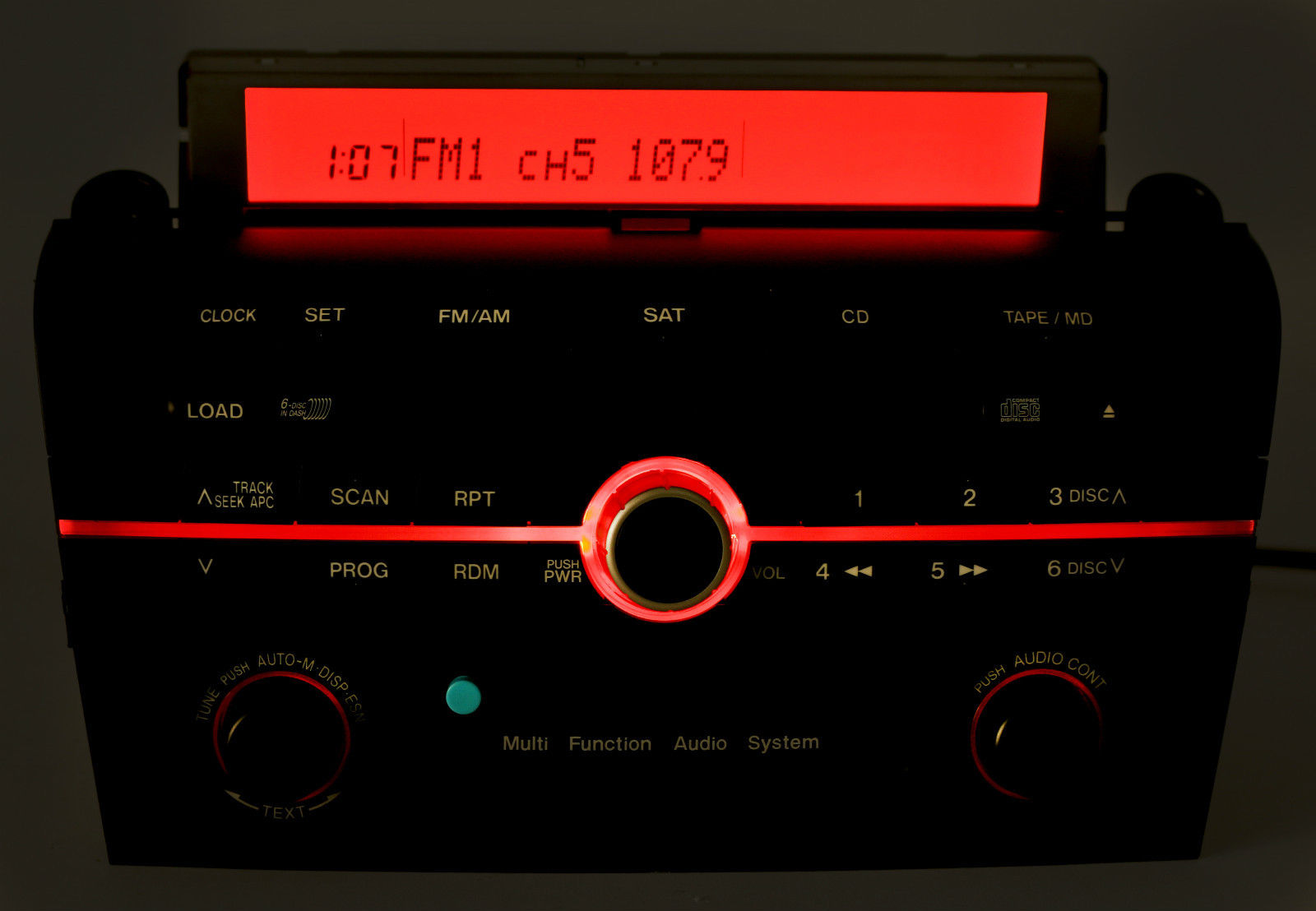 2005 Mazda 3 Radio AM FM Receiver 6 Disc CD Player w Bluetooth Music B – 1factoryradio