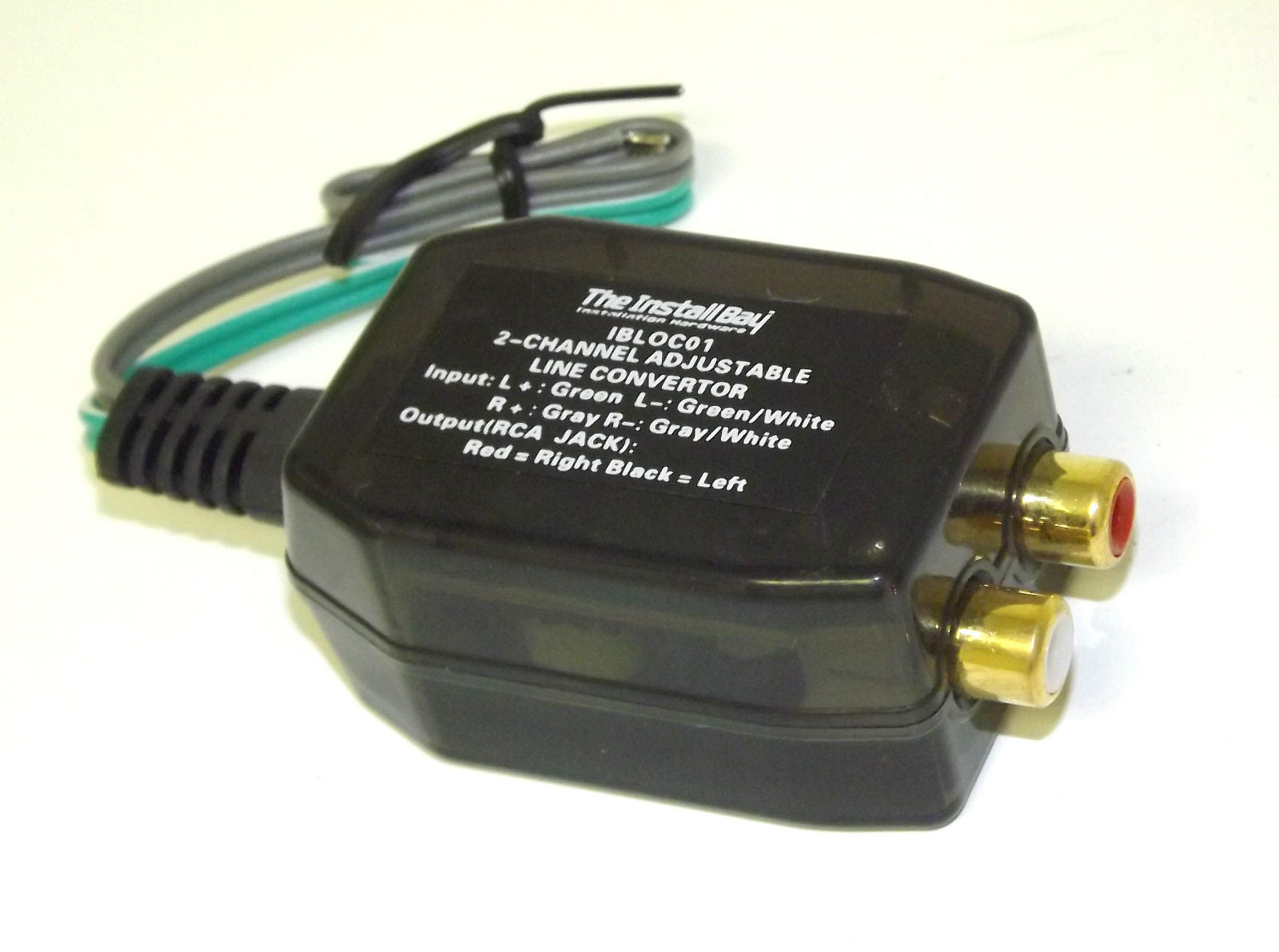 2 Channel Adjustable RCA Line Convertor Low to High Impedance Amplifie ...