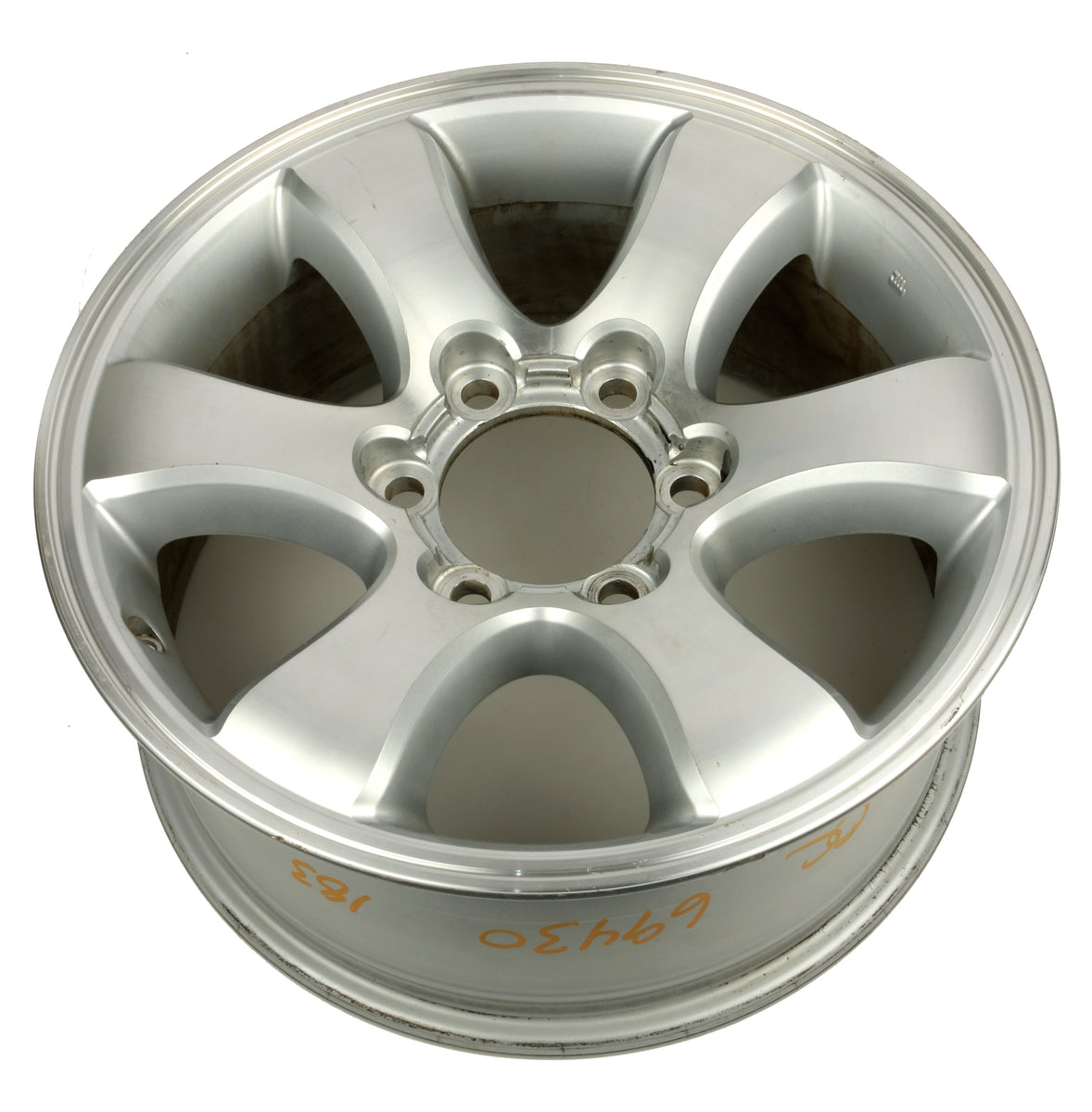 2003-09 Toyota 4Runner Single 17 x 7-1/2" Aluminum 6 Spoke Wheel Rim 4 ...