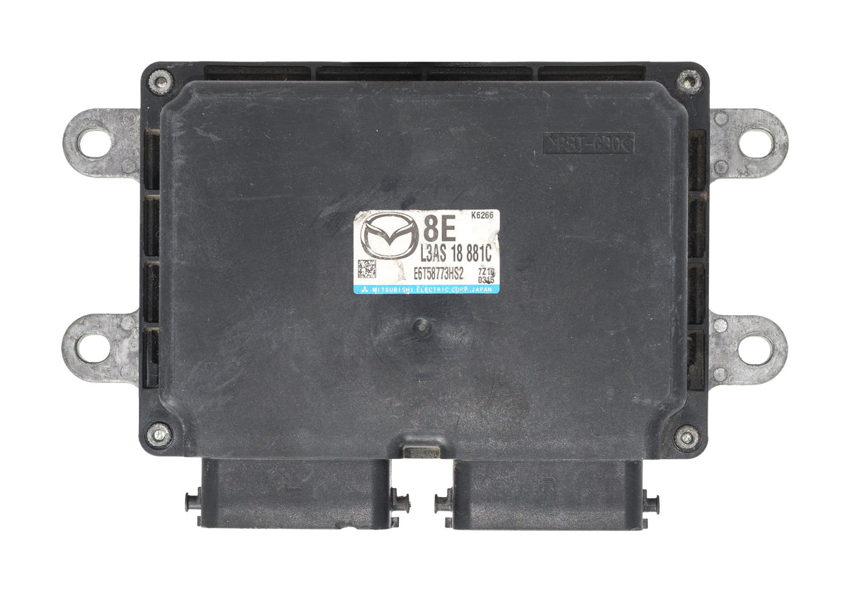 2008-09 Mazda 3 ECM Powertrain Engine Control Module Unit Part Number ...