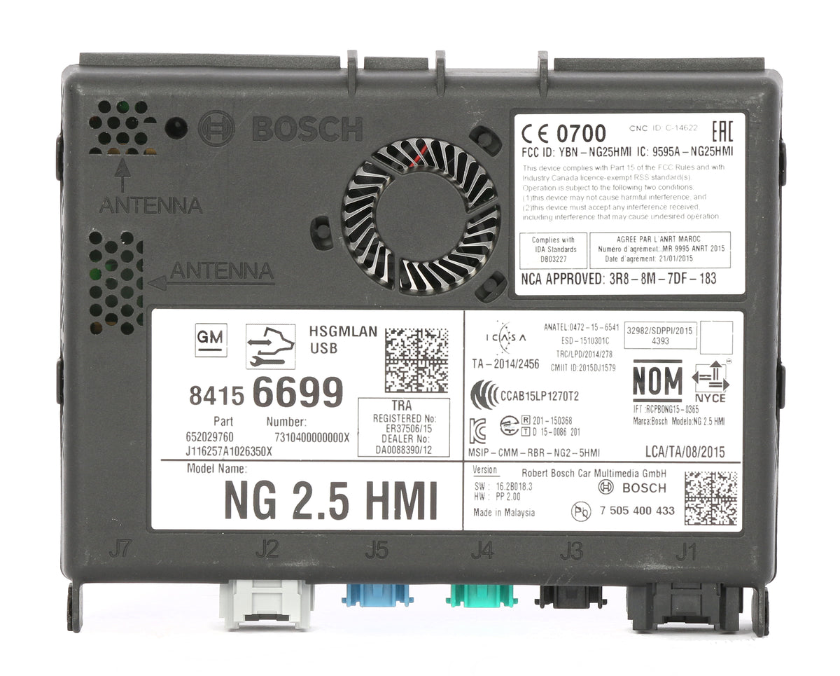 Chevrolet GMC 2015-2017 Human Machine Interface HMI Nav GPS Module Par ...