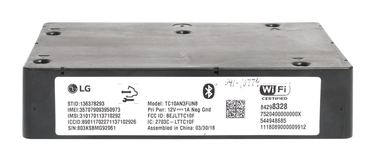 2018-2019 Buick LaCrosse Communication Chassis Control Module 84298328 ...