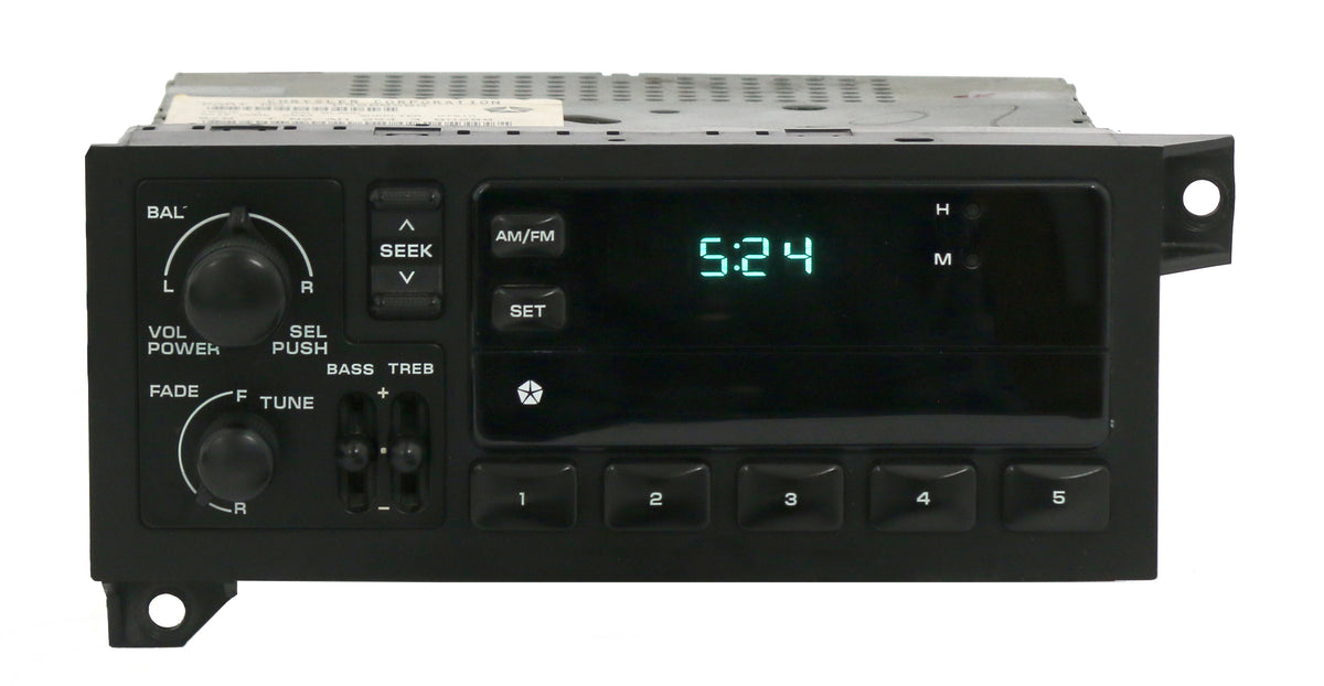 Chrysler 1992-03 Jeep Eagle OEM Plymouth Dodge AM FM Radio Part Number ...