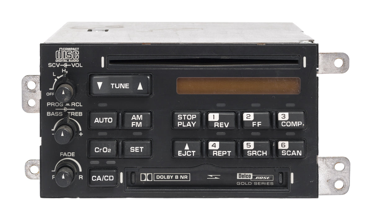 1995-1996 Chevrolet Corvette AM FM Radio CD Cassette Player Part Numbe ...