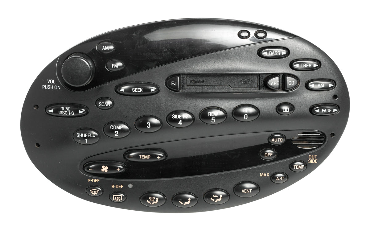 98-99 Mercury Sable Ford Taurus AM FM Cassette Digital CD Control XF1F ...