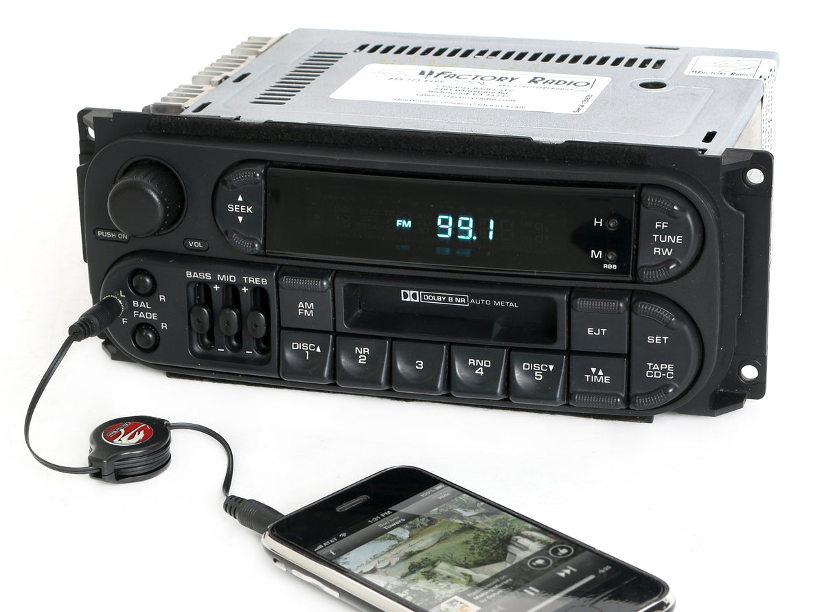 Dodge 2000 2001 2002 Neon Radio AM FM CS CD Control aux mp3 input RBB ...