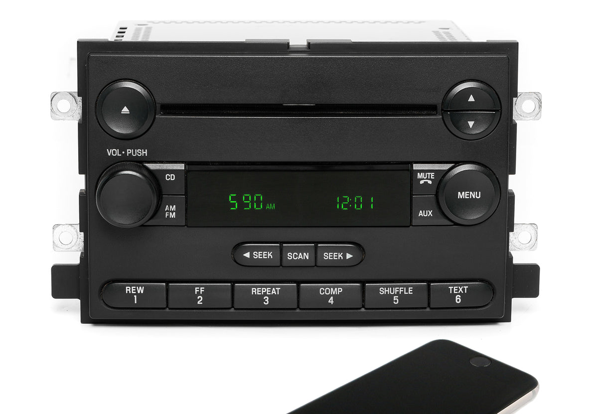 2004 Ford F-150 OEM AM FM Radio CD Player with Bluetooth Upgrade 4L3T ...