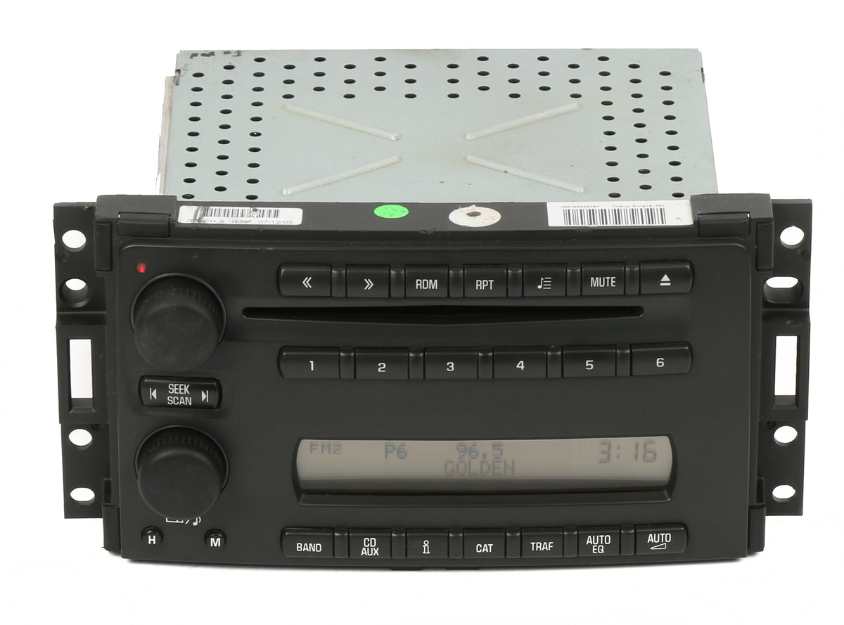 05-07 Chevrolet Uplander Saturn Relay AM FM Radio CD Part Number 15806 ...