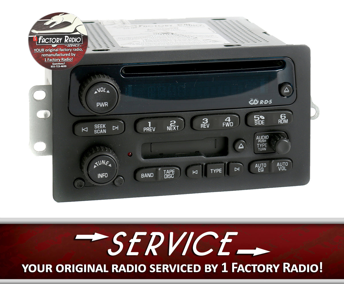 Remanufacture SERVICE for 2005-09 Chevy GMC Truck Radio AM FM CD Casse ...