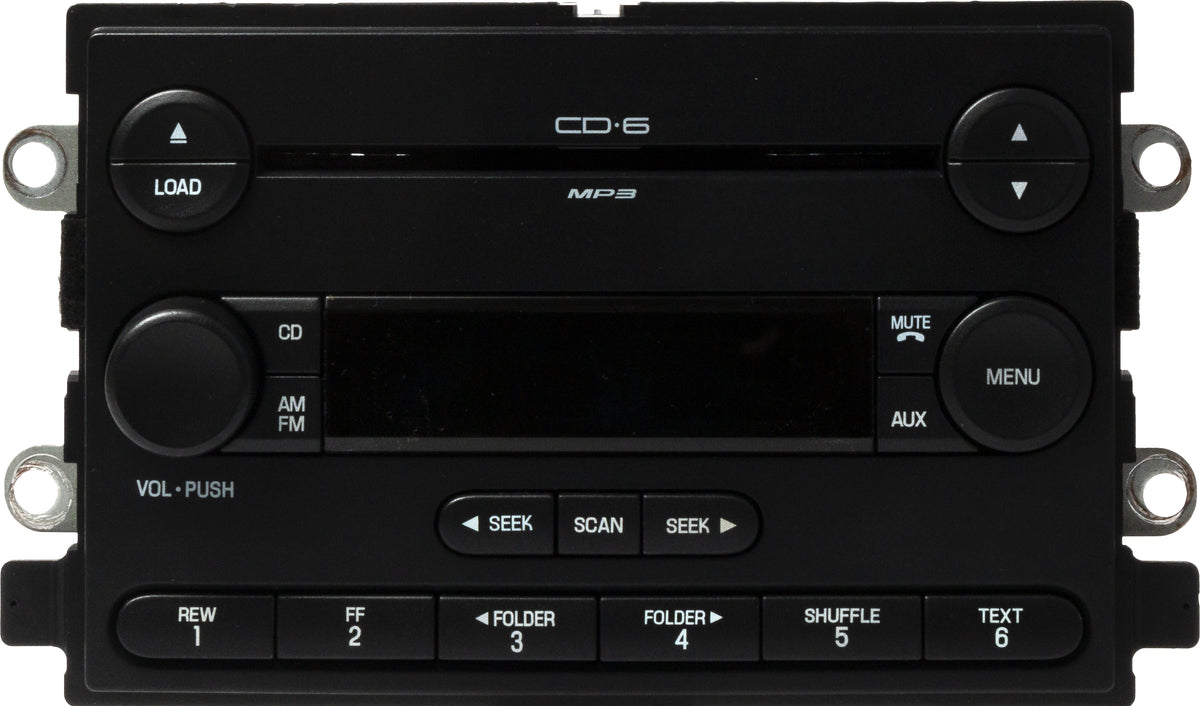 2006 Ford F-150 Truck AM FM Radio Receiver 6 Disc CD MP3 Player 6L3T-1 ...