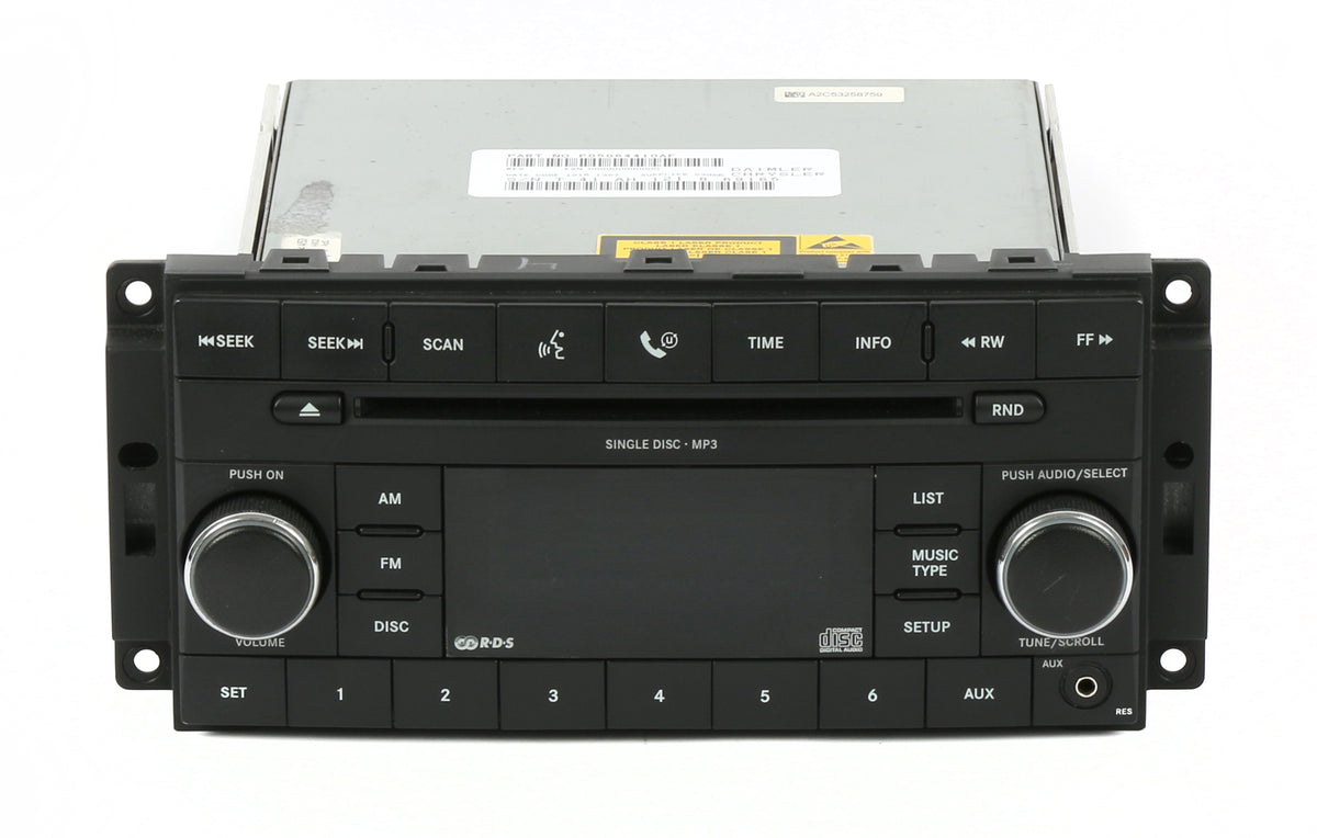 2008 Chrysler 2007-2008 Dodge AM FM Radio CD Player w Auxiliary P05064 ...