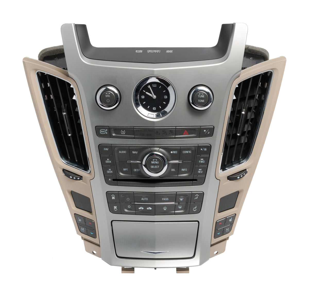 2008-2009 Cadillac CTS Radio and Temperature Control Panel Bezel 25960 ...