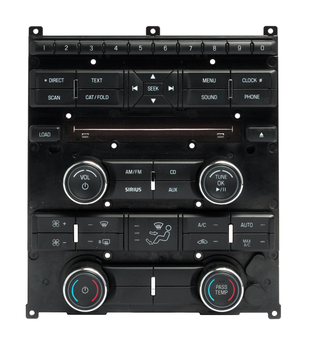 2010-2012 Ford Taurus Radio and Temperature Control Panel AG1T-18A802 ...