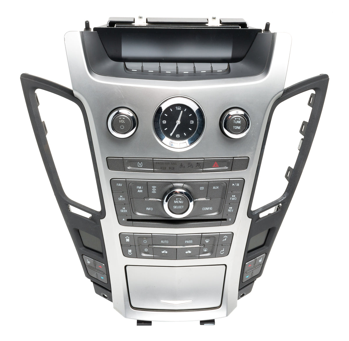 2009-13 Cadillac CTS Radio Audio Control Panel Bezel Screen Clock 2594 ...