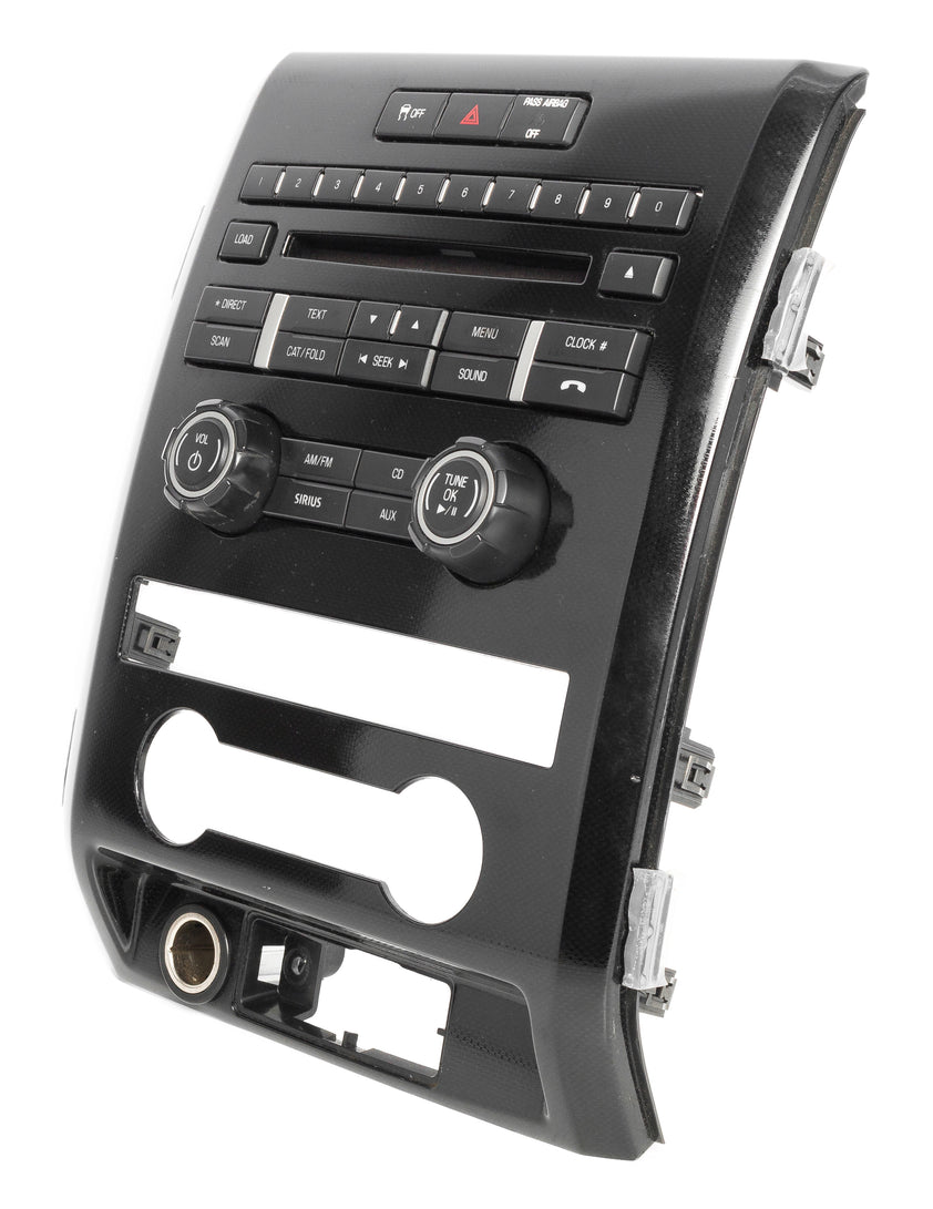 2012-2014 Ford F-150 Radio Control Panel Bezel w 12v Output CL3T-18A80 ...
