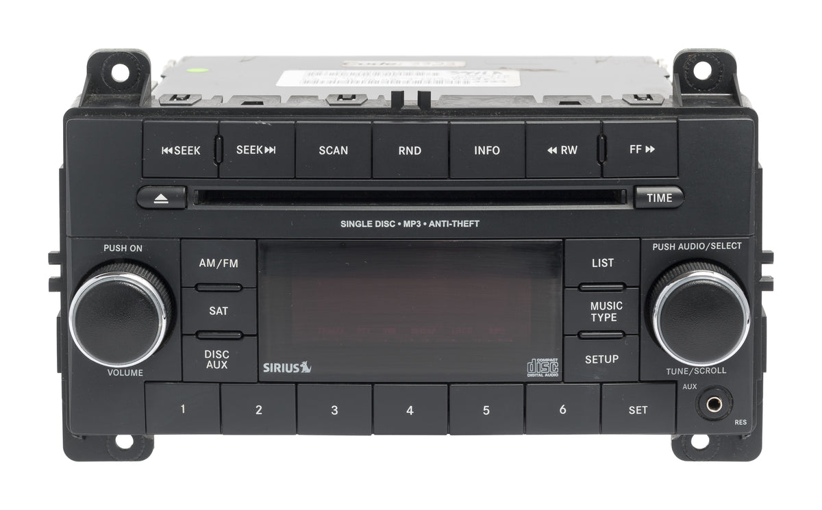 2012-2013 Dodge Durango AM FM Radio CD MP3 Player Aux Face RES Part P0 ...