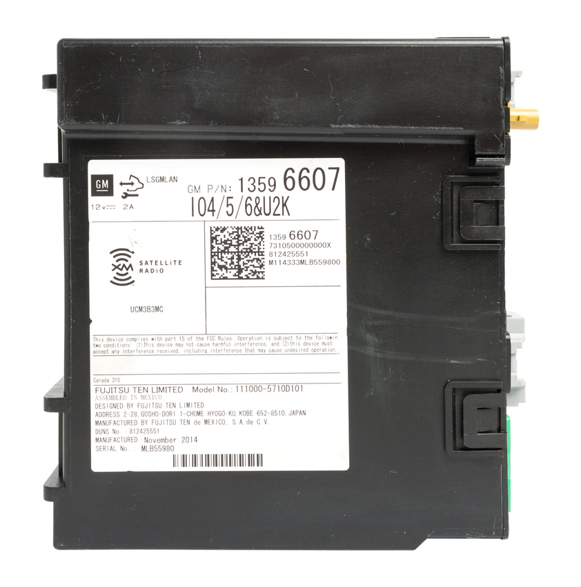 2015 GMC Sierra Denali Chevrolet Silverado Satellite Radio Receiver 13 ...