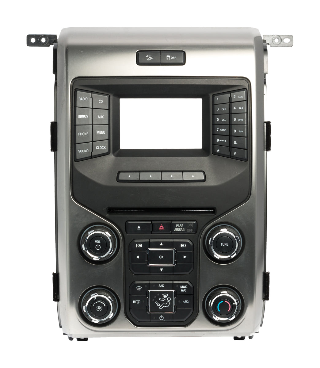 2014 Ford F-150 Raptor Audio Control Panel w Climate Controls GL3T-18A ...