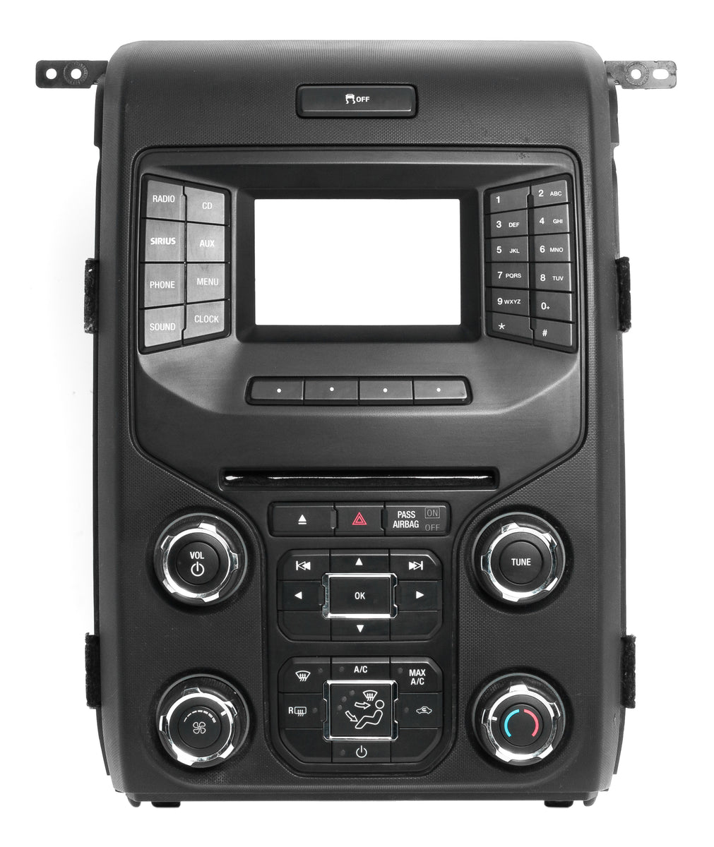 2013-14 Ford F-150 OEM Control Panel Bezel w Climate Controls EL3T-18A ...