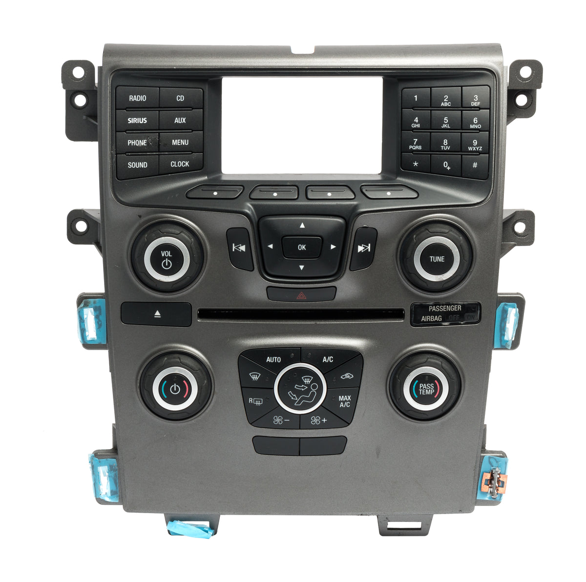 2014 Ford Edge Radio Equipment Audio Temperature Control Panel ET4T-18 ...
