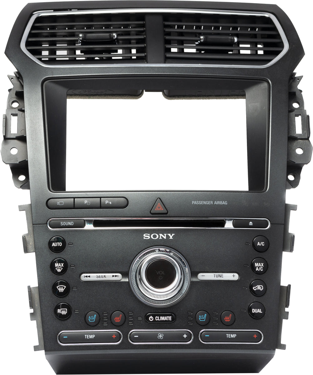 2016 Ford Explorer Media Dual Climate Auto Temp Control Panel Model GB ...