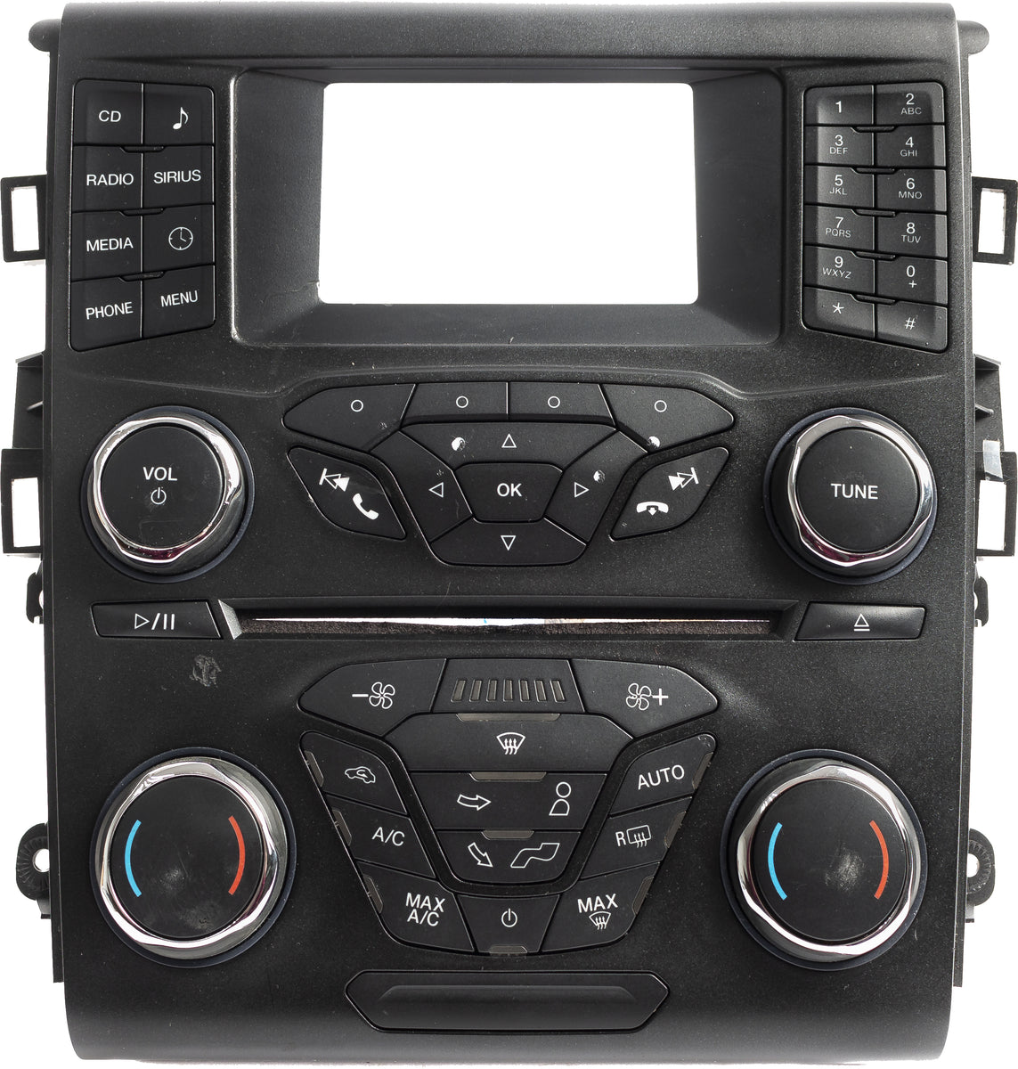 2017-20 Ford Fusion Radio Audio Dual Climate Control Panel Model HS7T ...
