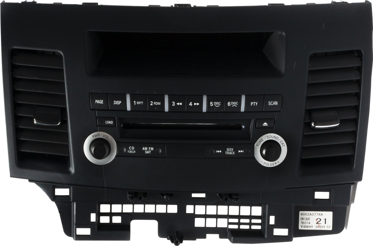 2008-10 Mitsubishi Lancer Radio Audio Control Panel Vents Part Number ...