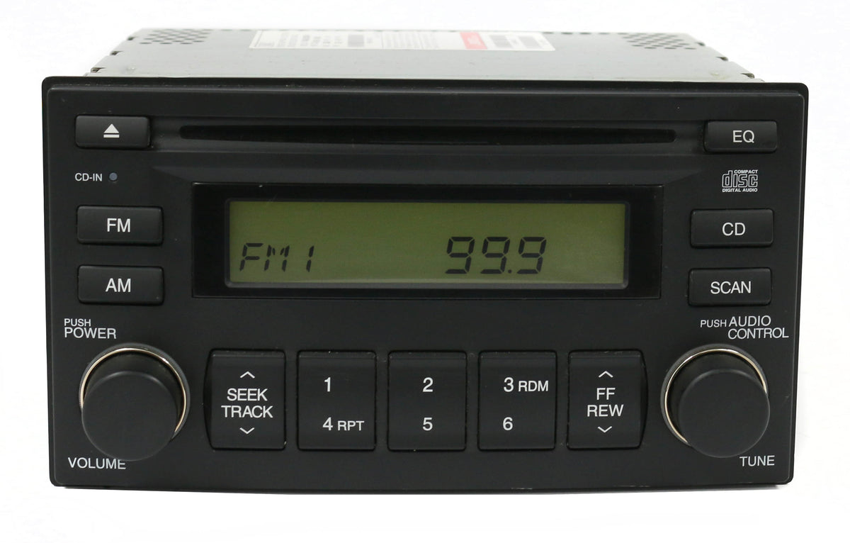 2006-2008 Kia Rio AM FM Radio Single Disc CD Player Part 96100-1G485 M ...
