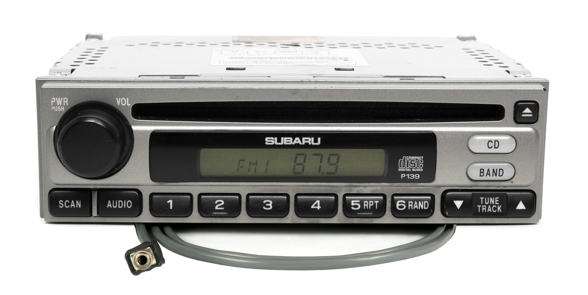 2007-08 Subaru Forester AM FM CD Player Radio w Aux on Pigtail P139 86 ...