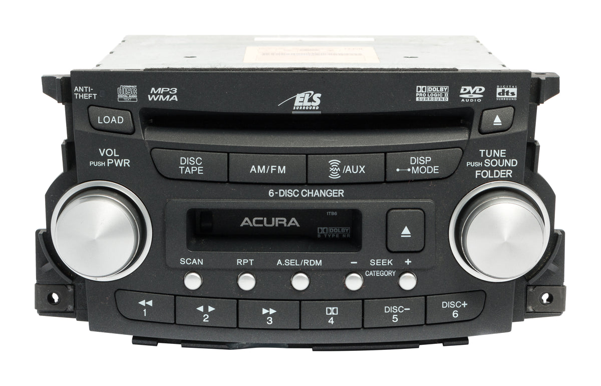 2007-08 Acura TL AM FM Radio SXM Cassette CD MP3 Player 39100-SEP-A600 ...