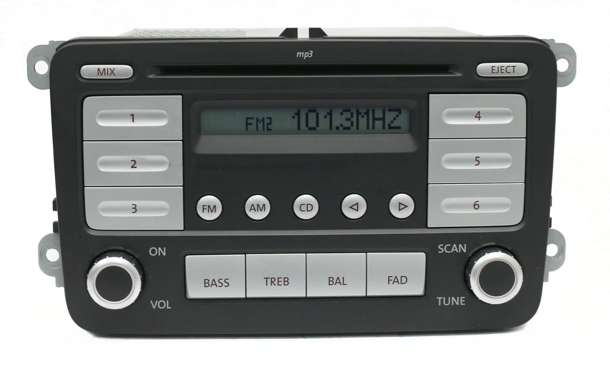 2006-09 Volkswagen EOS Jetta GLI Rabbit AM FM Radio CD Code Included 1 ...