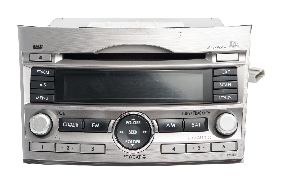2010-12 Subaru Legacy AM FM Radio mp3 Single Disc CD Player 86201AJ64A ...