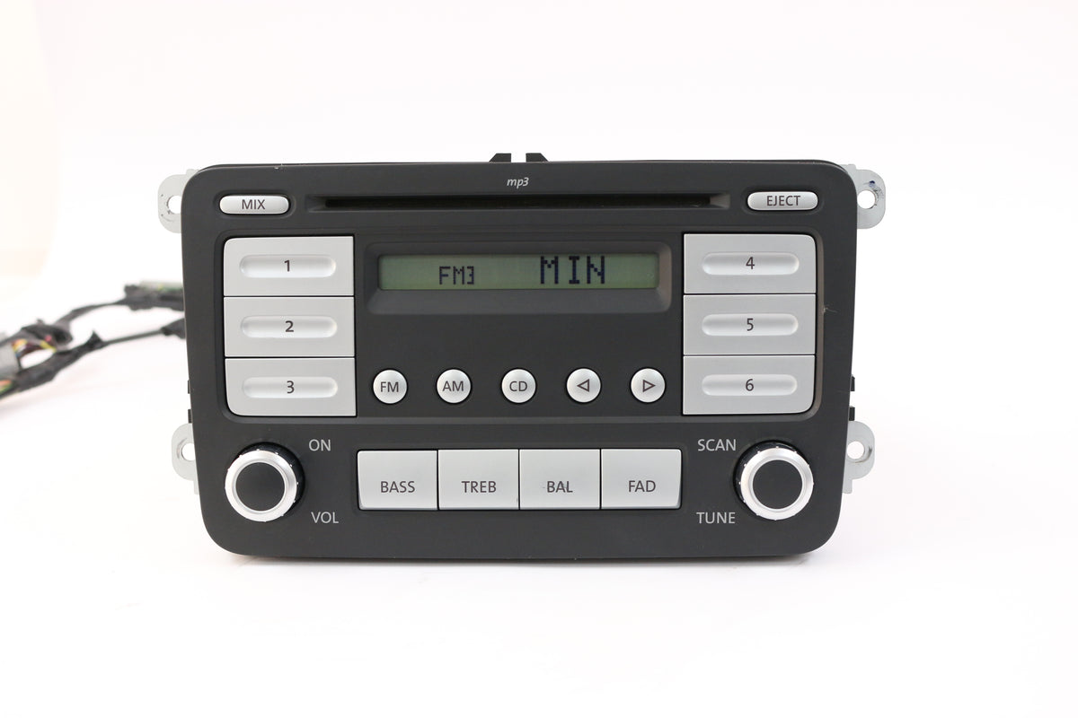 2010-11 Volkswagen Golf GTI Jetta AM FM Radio MP3 CD Code Included 1K0 ...