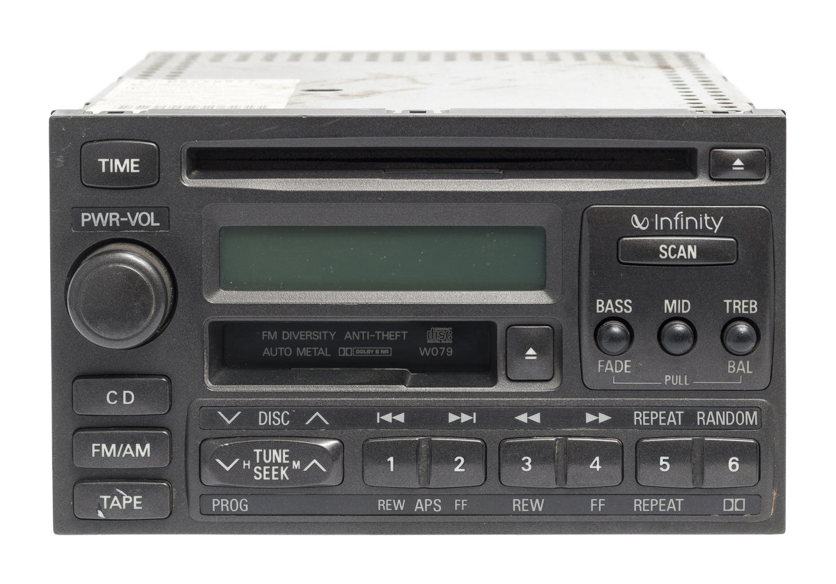 1995-98 Eagle Talon AMFM Radio CD Player Cassette Face W079 Part Numbe ...
