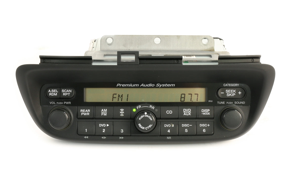 05-10 Honda Odyssey OEM AM FM 6 CD XM Ready Radio Face Code 1PU1 39100 ...