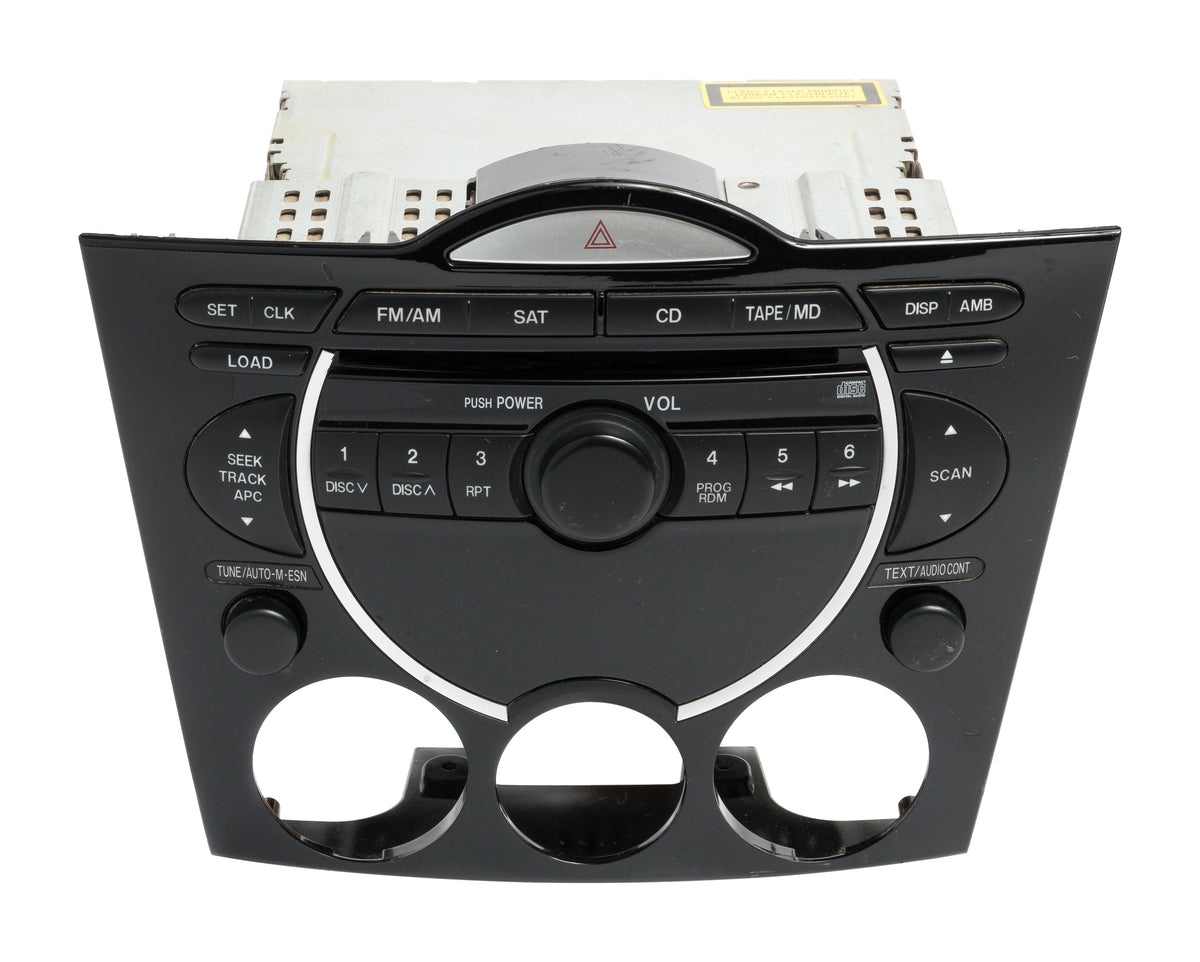 2005-06 Mazda RX-8 AM FM Radio w Single-Disc CD Player Sirius Ready FE ...