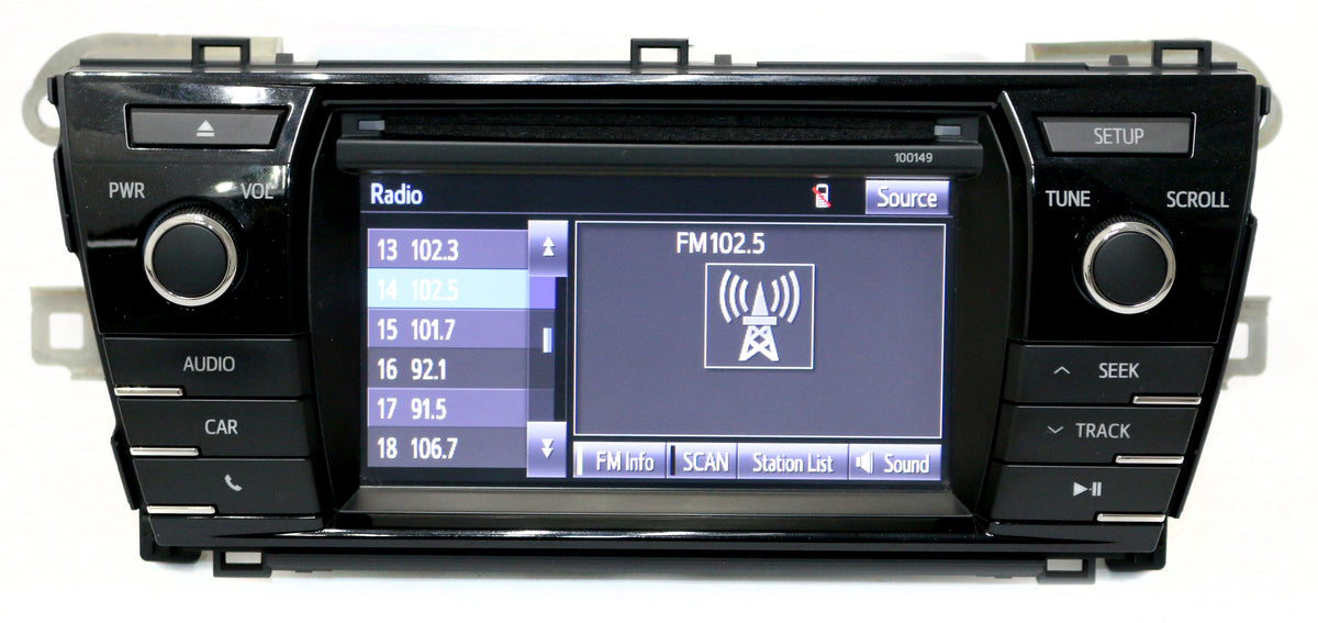 Toyota 2014-2016 Corolla AM FM Radio Single Disc CD Player 861400250 F ...