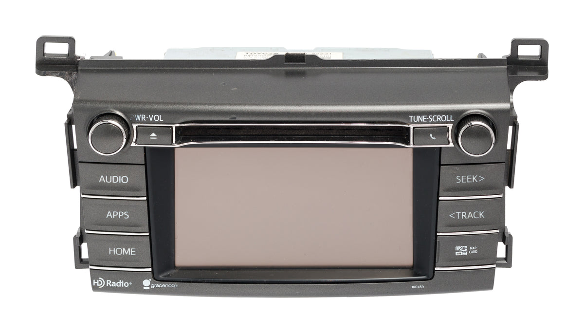 2014-2015 Toyota RAV4 AM FM Radio CD Player Face 100459 Model Number 8 ...