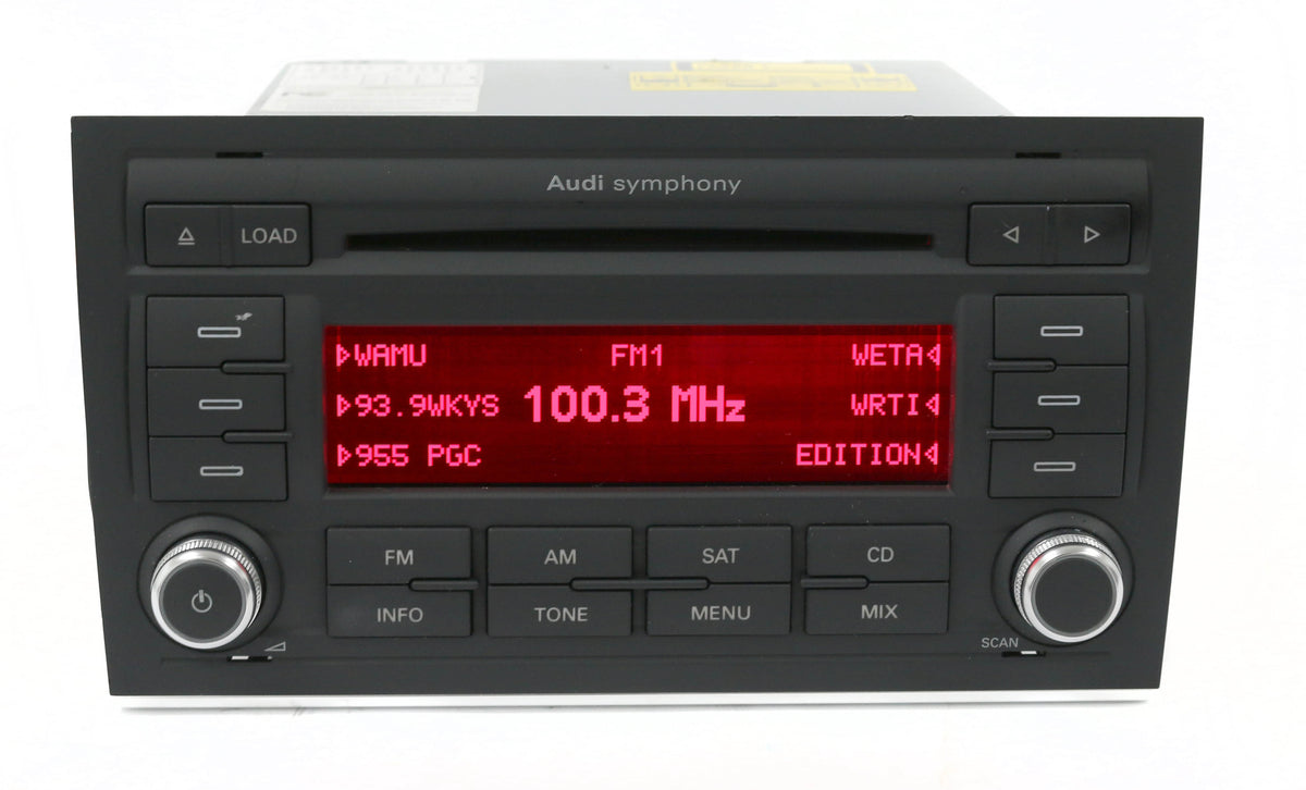 2006 2007 2008 Audi A4 AMFM OEM Radio 6 Disc CD Player 8E0035195AC Cod ...
