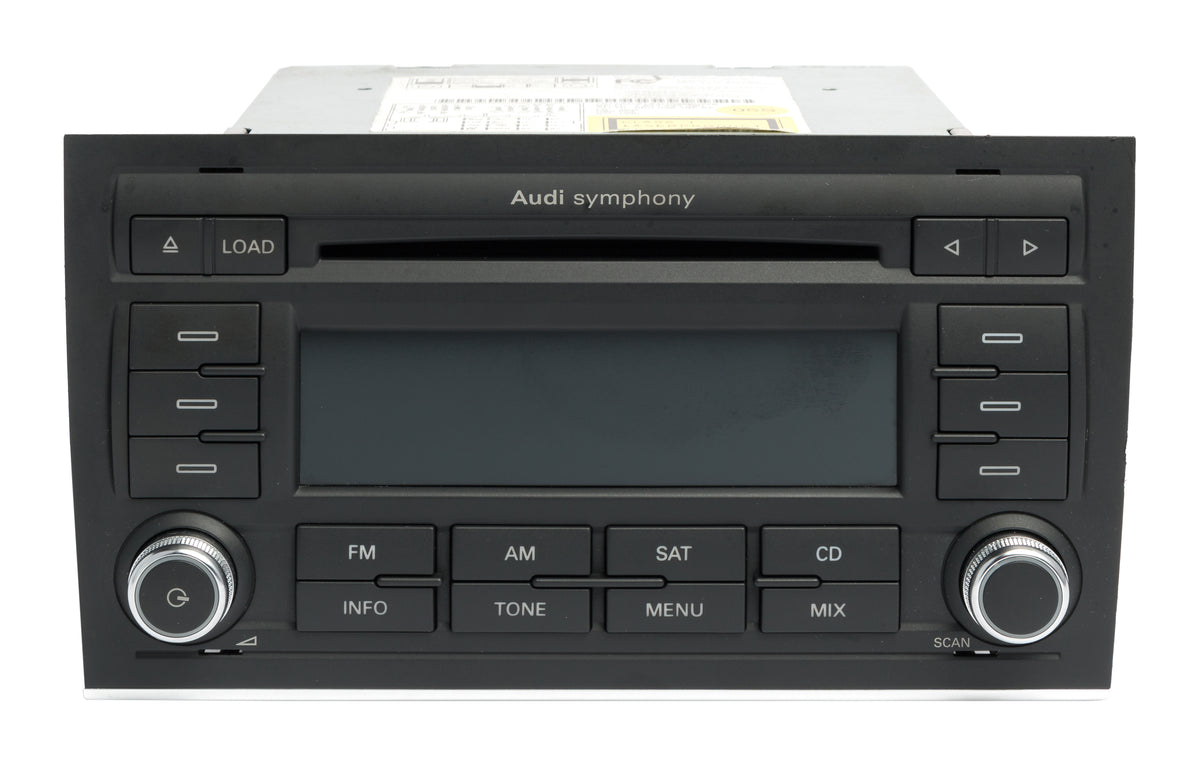 2003 Audi A4 AM FM Radio Receiver Satellite-Capable 6-Disc CD Player 8 ...