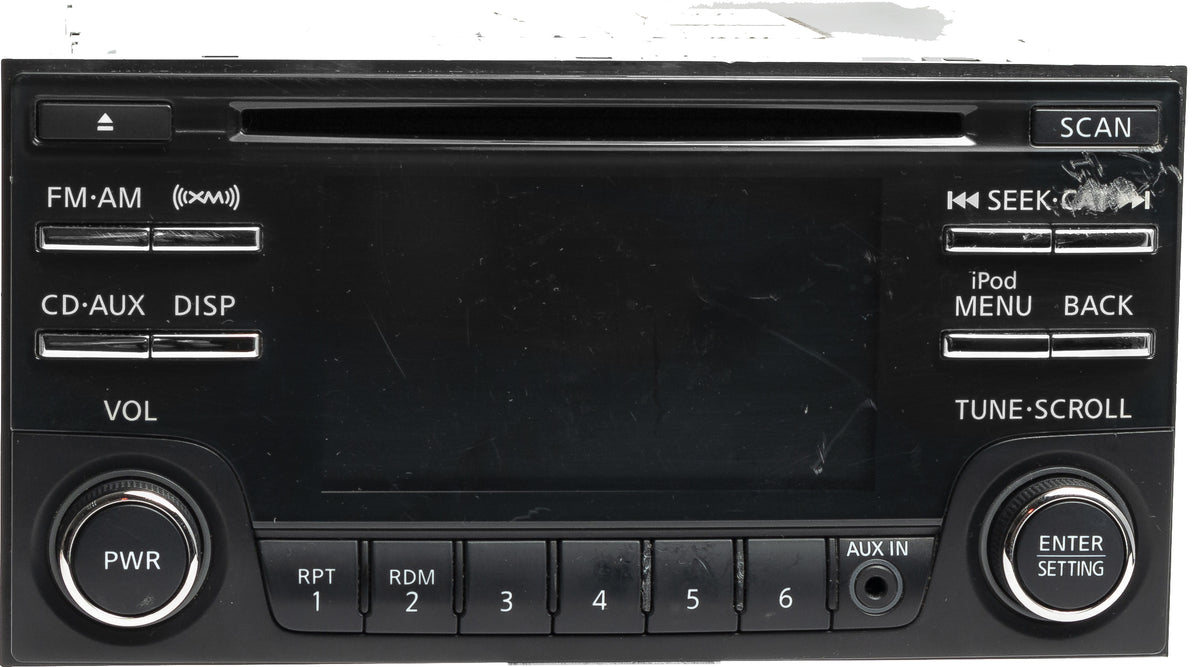 2014 Nissan Versa AM FM Radio XM Aux Bluetooth Single-Disc CD Player 2 ...