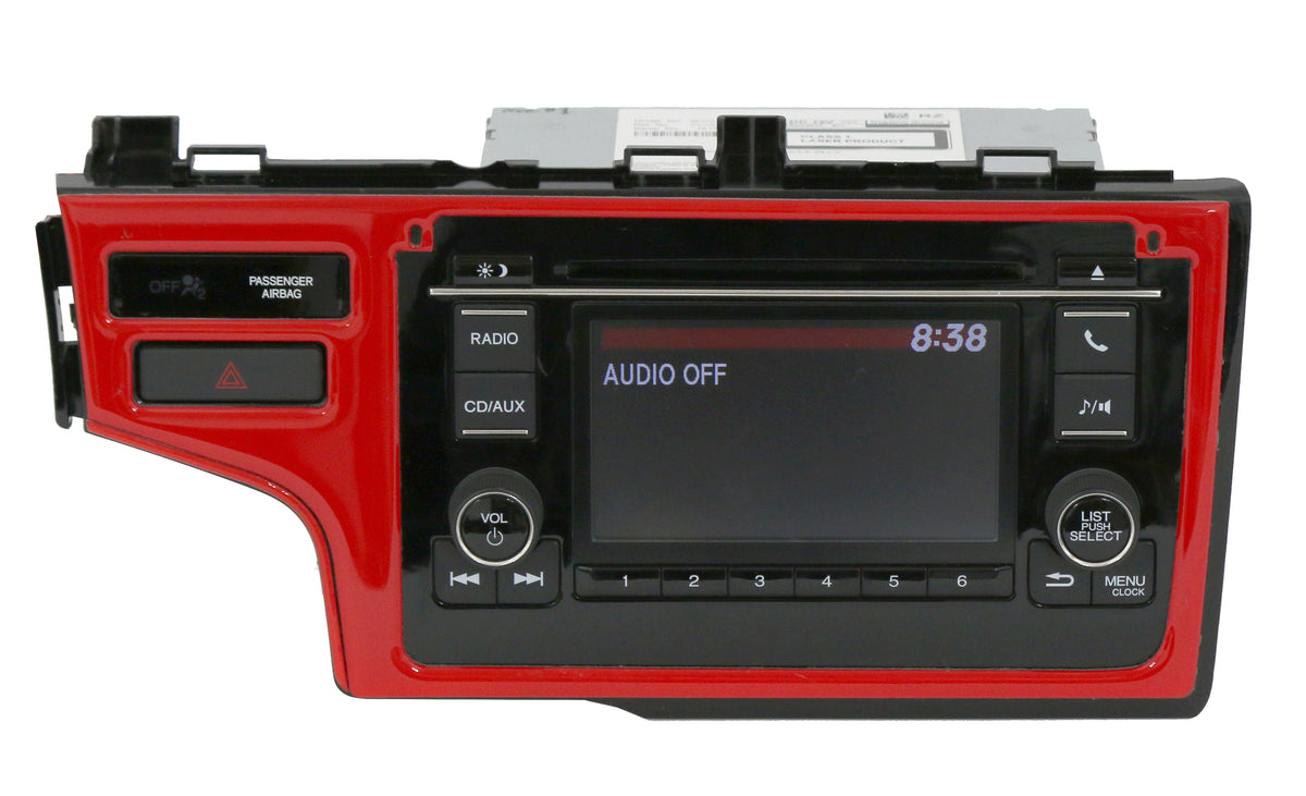 14-2016 Honda Fit AM FM Radio CD w Display Screen 39100-T5R-A712-M1 ...