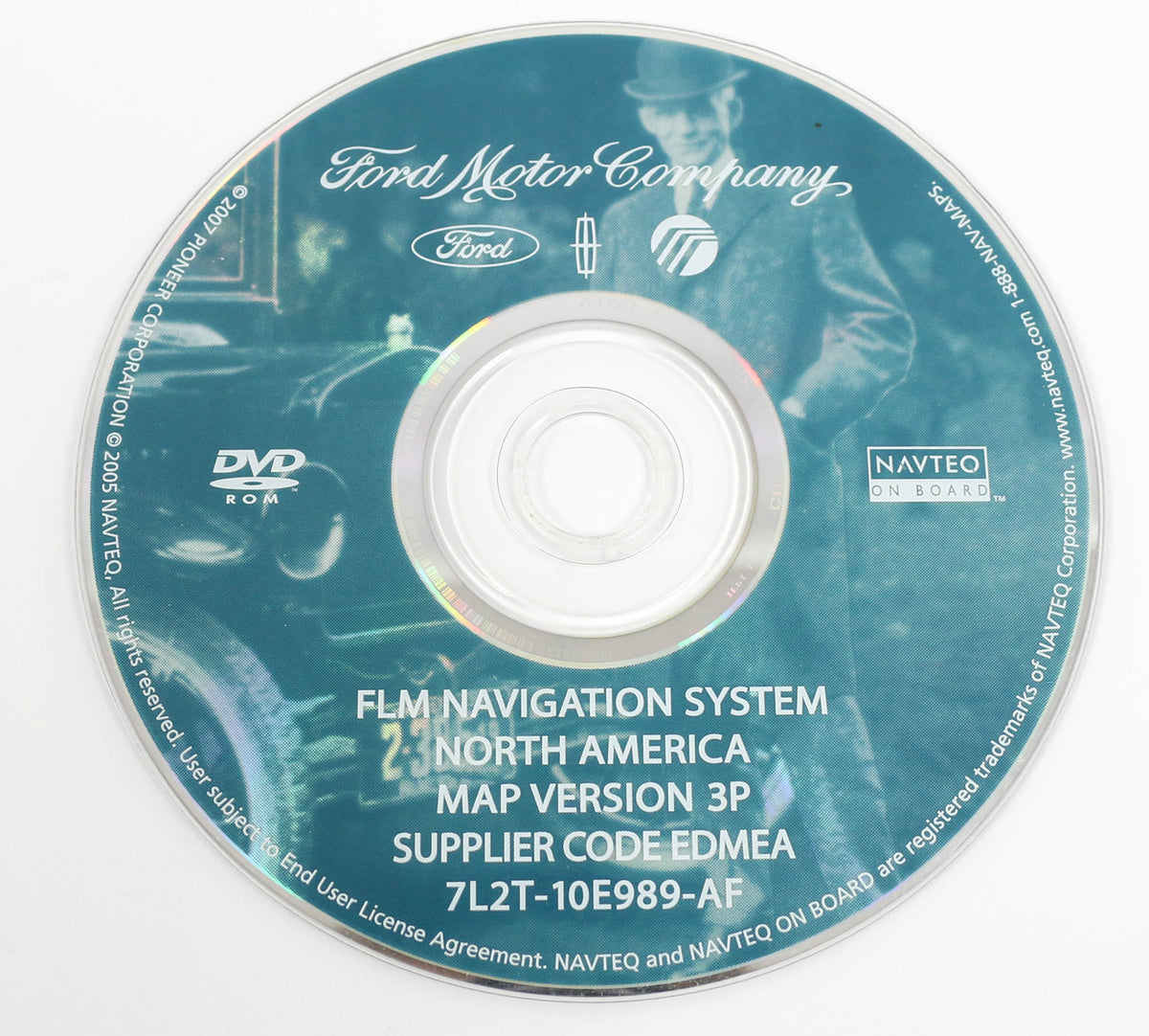 2007 Ford Lincoln Mercury FLM Navigation System Disc 7L2T-10E989-AF Ve ...