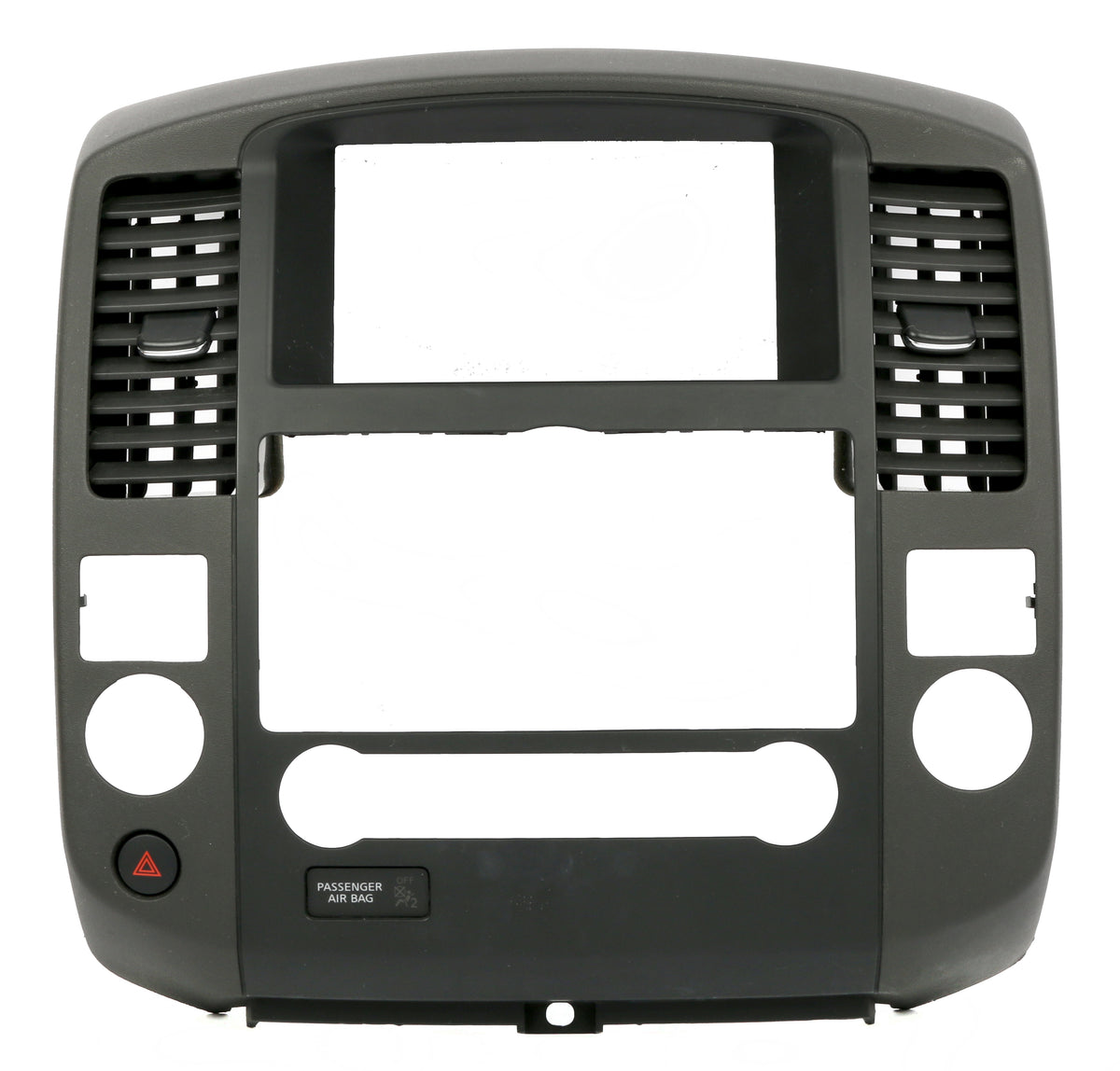 2009-2012 Nissan Frontier Single Radio Climate Cluster Panel Bezel 682 ...